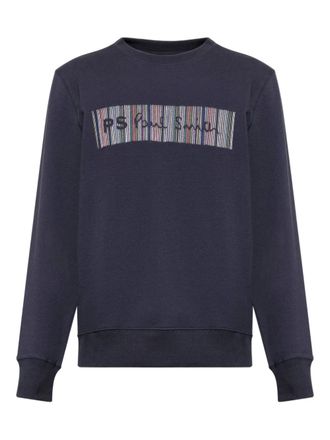 Paul Smith sweat à logo imprimé - Bleu