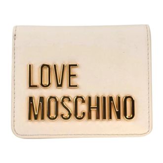 Love Moschino Femme, Accessoires, Blanc, Taille: ONE Size Portefeuilles et porte-cartes