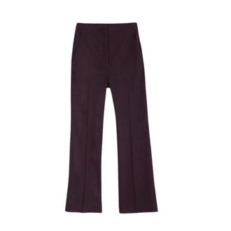 Alysi Femme, Pantalons, Rouge, Taille: 40 FR Pantalon Bordeaux pour Femmes
