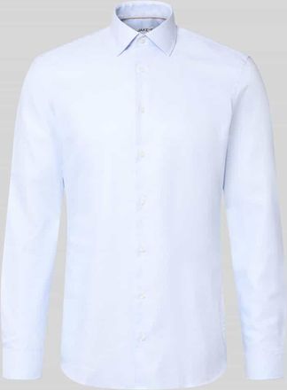 Jake*s Super Slim Fit Businesshemd aus reiner Baumwolle