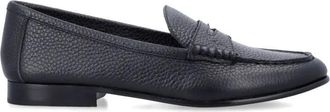 Polo Ralph Lauren Pebbled Leather Penny Loafer - Gr. 8_5 - in Schwarz