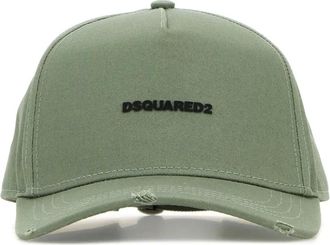 Dsquared2 unisex, Accessoires, Vert, Taille: ONE Size Mini Logo Baseball Cap