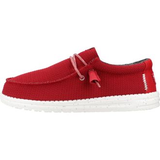 Hey Dude Homme, Chaussures, Rouge, Taille: 44 EU Laced Chaussures