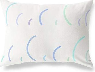 Bonamaison Le Jardin du Lin Kissen Zierkissenbezug Zufälliges Muster Kissenbezug, Weich Bequem, Für Zuhause Autos Büro Sofa Wohnzimmer Couch Schlafzimmer Dekor, 