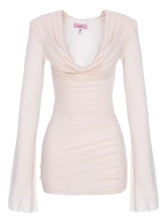 Manur&iacute; Alma mini dress - Nude