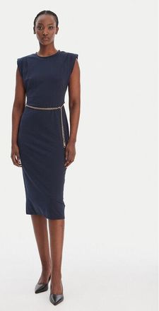Michael Kors Coctailkleid MT5831SH6J Dunkelblau Regular Fit
