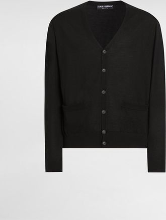 Dolce & Gabbana Cardigan Aus Kaschmir - Mann Strickwaren Schwarz 60
