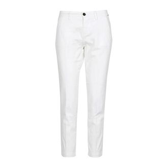 Roy Rogers Cropped Hosen - - Trousers - Damen - Wei&szlig; - W27