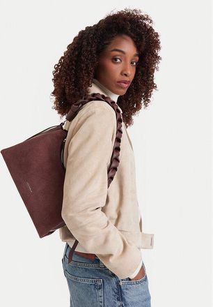 Coccinelle Handtasche P6P Boheme Suede Bimaterial E1 P6P 13 03 01 Dunkelrot