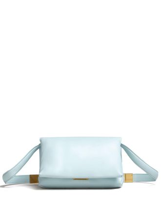 Marni petit sac port&eacute; &eacute;paule Prisma en cuir - Bleu