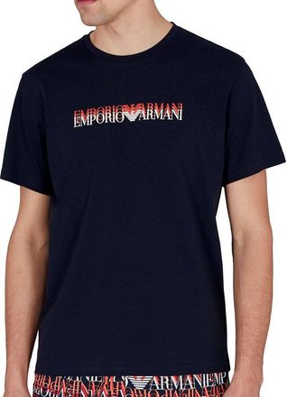 Emporio Armani T-Shirt T-Shirt Beachwear mit Print