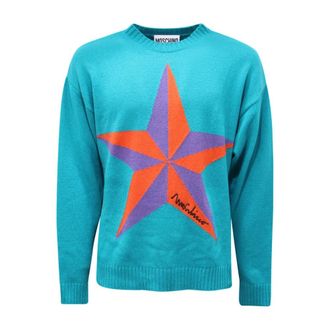 Moschino Cashmere Couture Pullover - - Knitwear - Herren - Blau - L