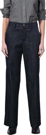 Mason's Pantalon chino New York Studio - Femme - Jeans - Bleu - Taille: 44 FR