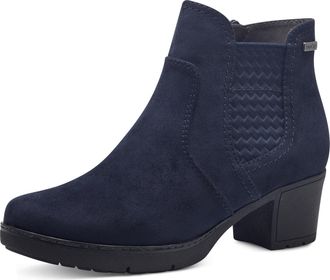 Jana Damen Stiefeletten mit Absatz Wasserabweisend Vegan, Blau (Dunkelblau), 40 EU