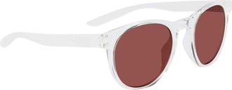 Nike Horizon Ascent Rund-Sonnenbrille (Transparent/Pink)