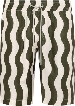 OAS Schnelltrocknende Badeshorts mit gewellten Streifen in