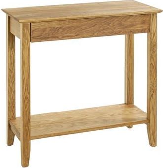 Haku Möbel Konsole, Eiche, Massivholz - Maße: B 75 x H 75 x T 35 cm, Style: Traditional