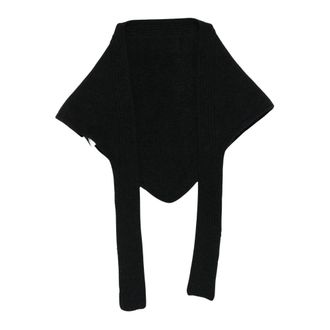 Jacquemus Le Ch&acirc;le Gros Grain Foulard - Femme - Accessoires - Noir - Taille: ONE Size
