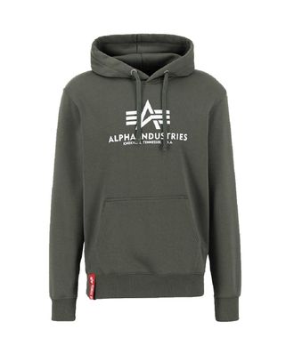 Alpha Industries Alpha Industries Basic Small Logo Sweatshirt f&uuml;r Herren Moss Green