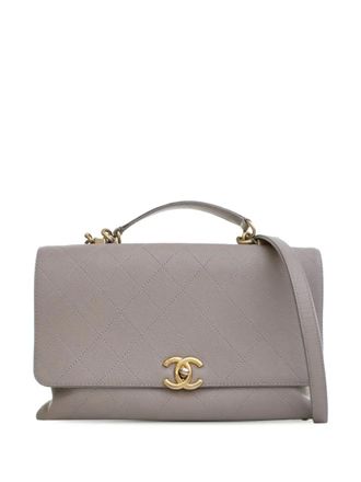 Chanel sac &agrave; main Stitched Caviar Chic Affinity m&eacute;dium (2019) - Marron