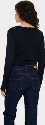 Saint Tropez Strickpullover MilaSZ LS V-Neck Pullover Regular fit, Viskosemischung