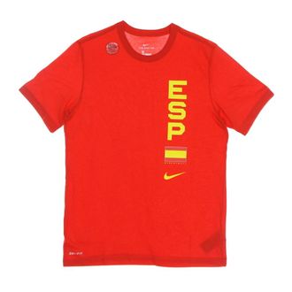 Nike Homme, Sport, Rouge, Taille: L Dri-FIT Team Tee Spain