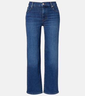 Frame Denim Jean droit Mellow à taille mi-haute