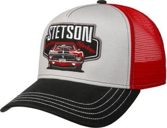 Stetson Casquette Garage American Heritage Homme - Trucker de Baseball Mesh Snapback, avec visière, visière Printemps-été Printemps Été Automne Hiver - Taille