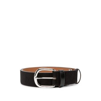 Alysi Femme, Accessoires, Brun, Taille: 80 CM Ceinture en poil de poney
