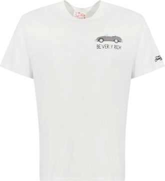 MC2 Saint Barth Homme, Tops, Blanc, Taille: M Portofino T-Shirt