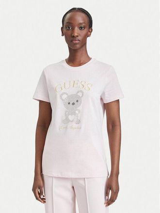 Guess T-Shirt V6BI28 K9360 Hellrosa Regular Fit