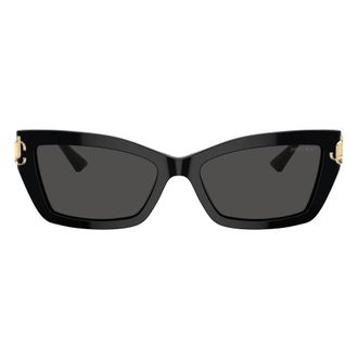 Jimmy Choo London unisex, Accessoires, Noir, Taille: 55 MM Motif Cat-Eye Lunettes de soleil