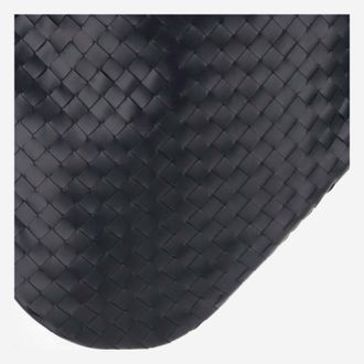 Bottega Veneta Mens Virgule Bag Navy Calfskin Messenger