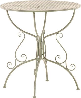 Clp Table de jardin ronde Amanda Vert antique