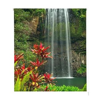 Estoralis P-1093 Basic Raffrollo Bedruckt, Stoff, 130 x 175 cm