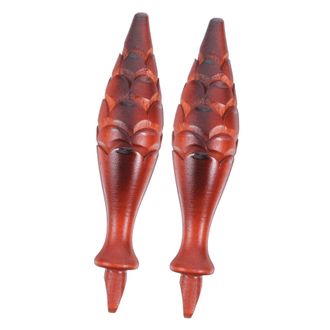 OSALADI 2st&uuml;cke Holz Uhr Gewicht Vintage Kuckucksuhr Hammer Ersatz Dekorative Uhren Teile F&uuml;r Wanduhren