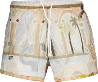 Commas short de bain Palm Mirage - Tons neutres