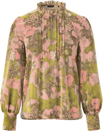Joop Femme, Blouses et Chemises, Multicolore, Taille: 40 FR Blouse &agrave; logo floral