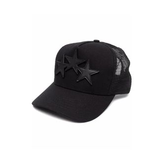 Amiri 3 Star Trucker Hat - - Accessories - Herren - Schwarzk - ONE SIZE