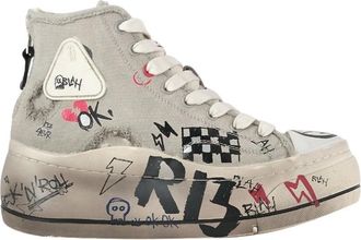 R13 Femme, Chaussures, Gris, Taille: 41 EU Kurt Platform Baskets