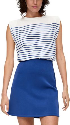 s.Oliver Streifentop mit Schulterpolster