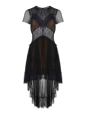 Self Portrait Robe Courte - Noir