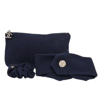 Chanel Pre-owned Pouch - - Pre-owned - Damen - Blau - ONE SIZE
