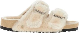 Birkenstock Femme, Chaussures, Blanc, Taille: 37 EU 1774 Arizona Shearling