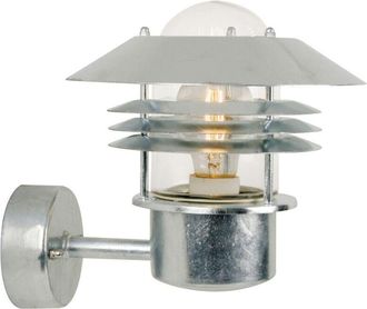 Nordlux Applique murale vejers Up Acier galvanis&eacute; Acier galvanis&eacute;, H.23 - IP54 - E27 / Nordlux Ext&eacute;rieur