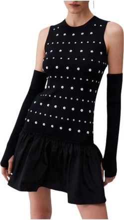 Liu Jo Femme, Robes, Noir, Taille: 38 FR Short Dress