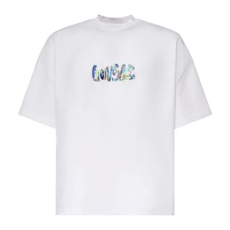 BONSAI Homme, Tops, Blanc, Taille: XL Seasonal Logo Graphic Tee