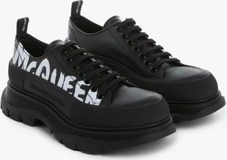 Alexander McQueen Baskets Tread Slick en cuir