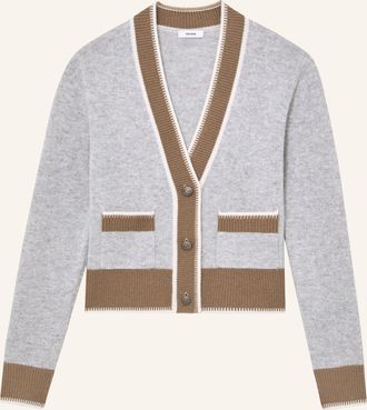 Reiss Reiss Strickjacke Louisa grau