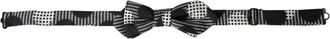 Dolce & Gabbana Multicolor Silk Polka Dot Adjustable Neck Men Papillon Bow Tie